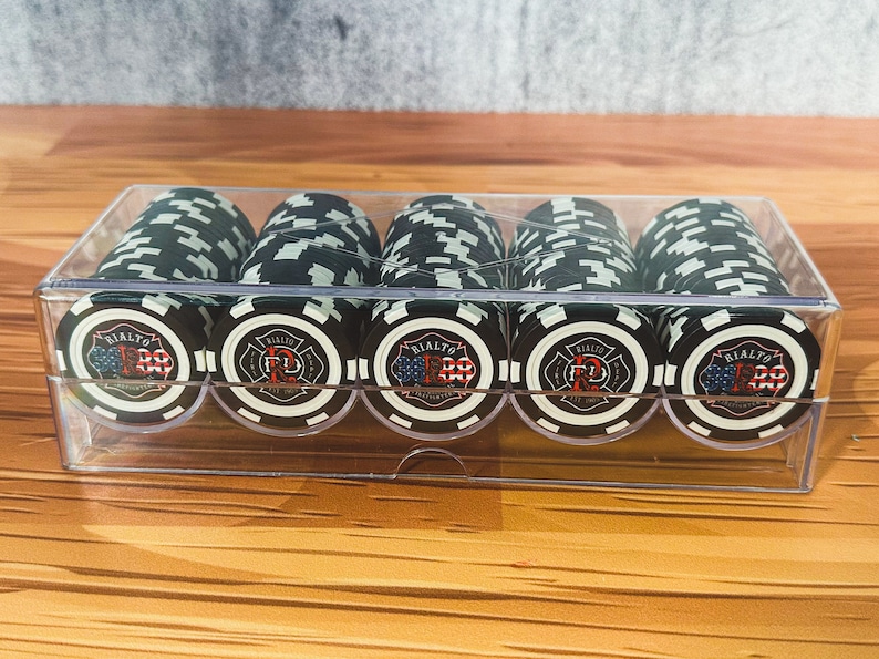 Poker Chip Rack With Cover, Clear Acrylic, Holds 100 Poker Chips - Etsy