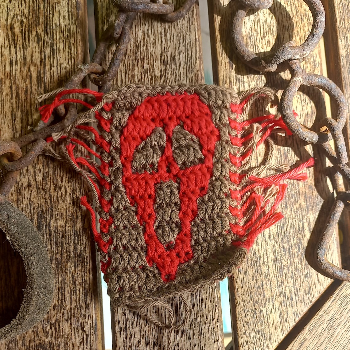 Ghostface Mosaic Crochet Pattern Overlay Easy Chart PDF - Etsy