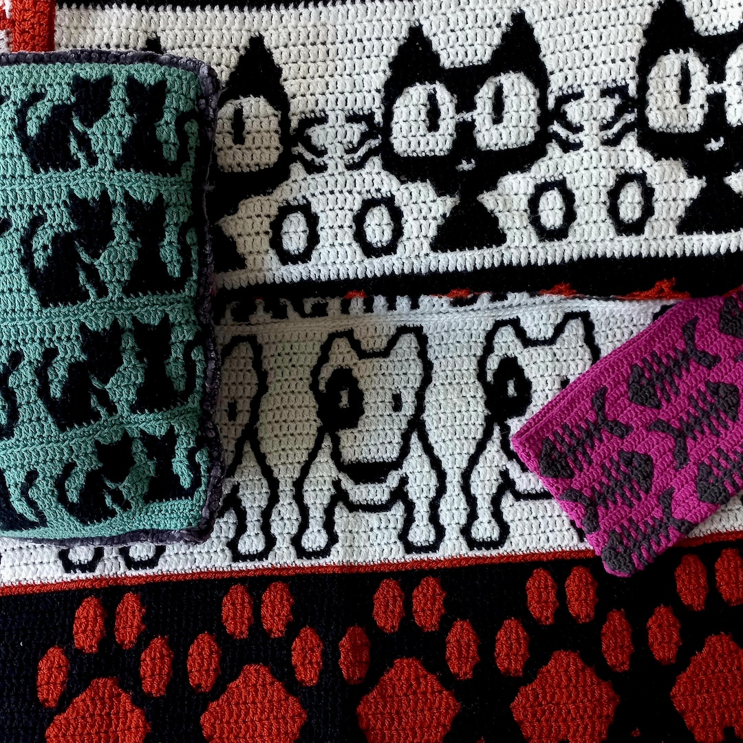 Animals Mosaic Crochet Pattern PDF - Etsy