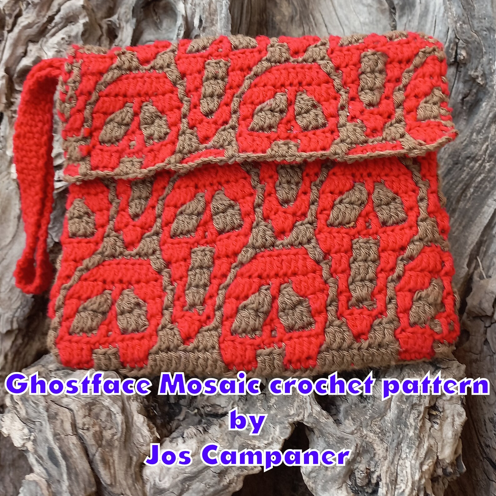 Ghostface Mosaic Crochet Pattern Overlay Easy Chart PDF - Etsy