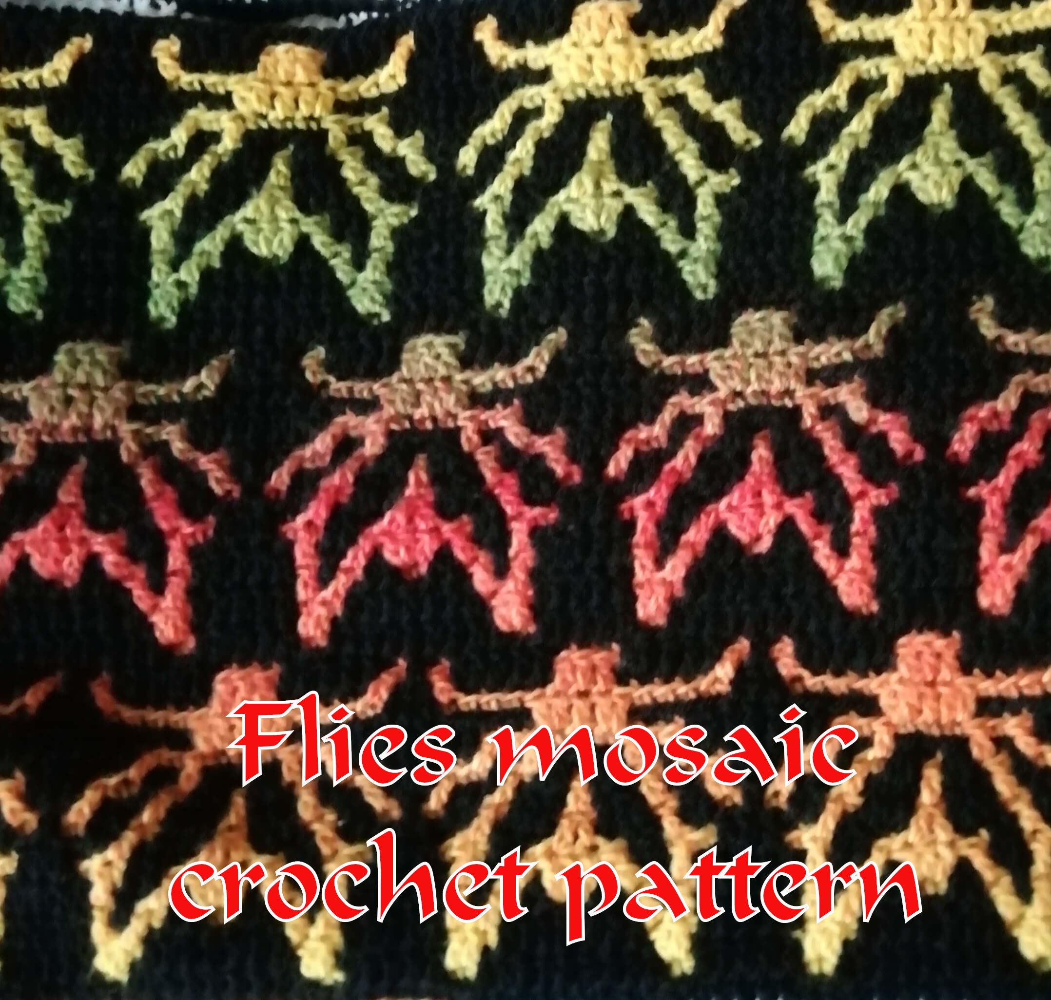 Fly Overlay Mosaic Crochet Pattern - Etsy