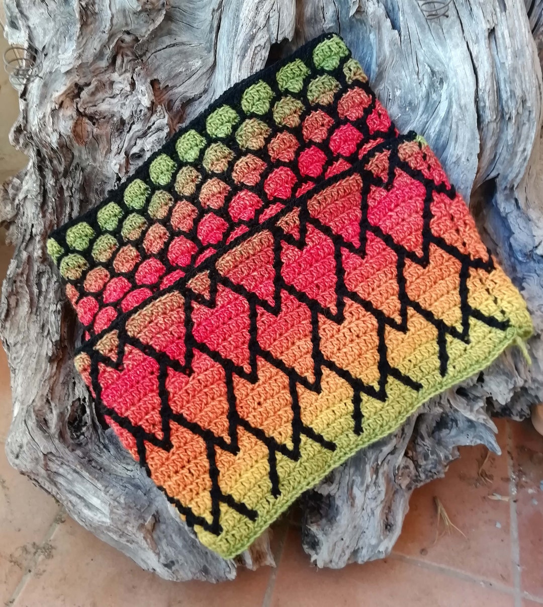 Scales Overlay Mosaic Crochet Pattern - Etsy