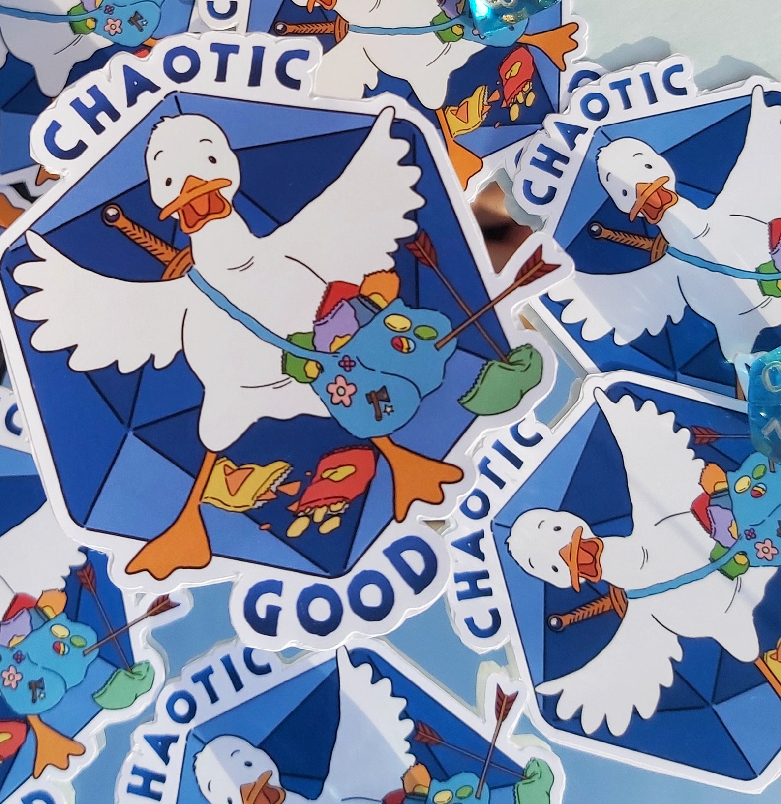 Dnd Duck Sticker Dungeons and Dragons Alignment Chaotic Good - Etsy Ireland