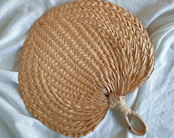 Large Wicker Fan | Etsy