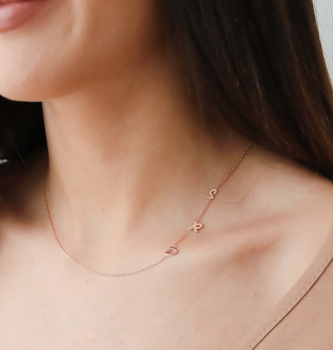 New Font, Sideways Letter Necklace Different Writing Styles Sideways ...