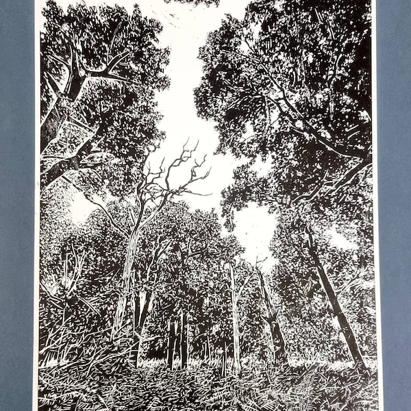 Lino Print Art - Etsy UK