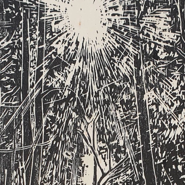 Block Print Tree - Etsy