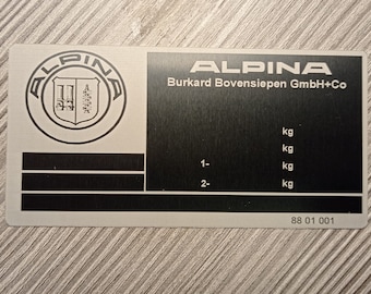 Bmw Alpina Sticker | Etsy