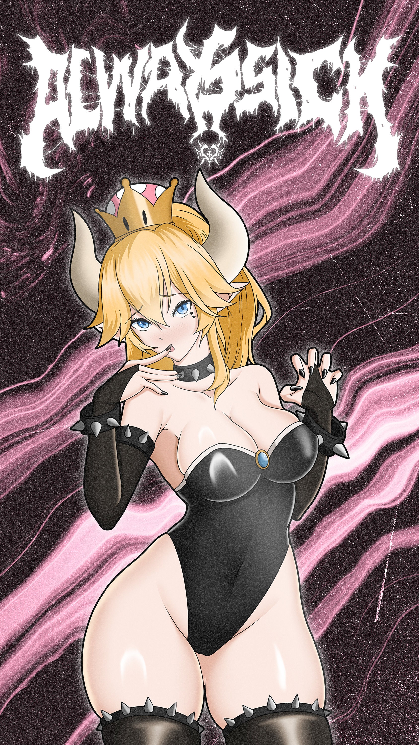 Bowsette Kawaii Waifu Anime Car Laptop Sticker Decal Vinyl Sun Weather