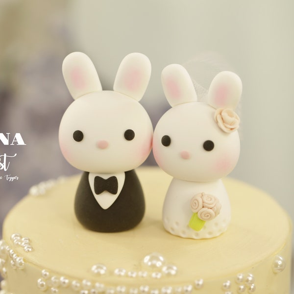 Rabbit Cake Topper - Etsy