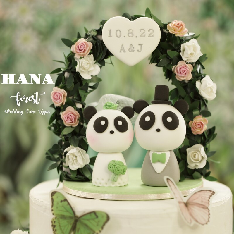 Panda Cake Topper - Etsy