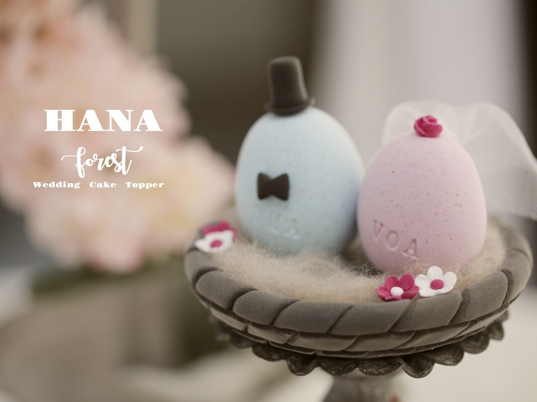 Love Eggs Couple Wedding Cake Topper,monogram Cake Topper,mr & Mrs Cake ...