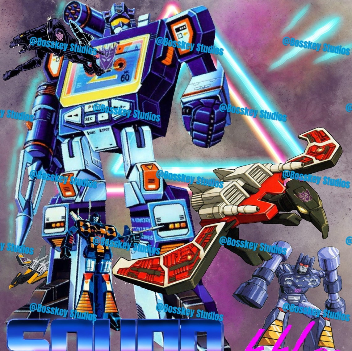 Transformers Sound of the 80's Retro Print - Etsy