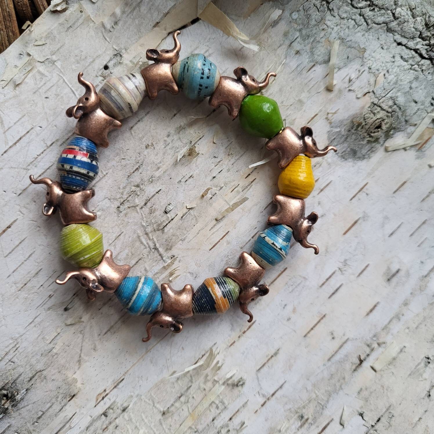 Copper Elephants on Safari - Etsy