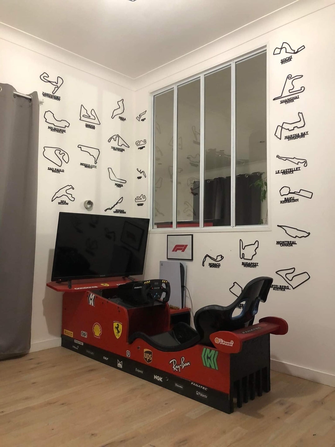Formula 1 Circuit, F1 Circuit Wall Decoration, F1 Wall Circuit, F1 ...
