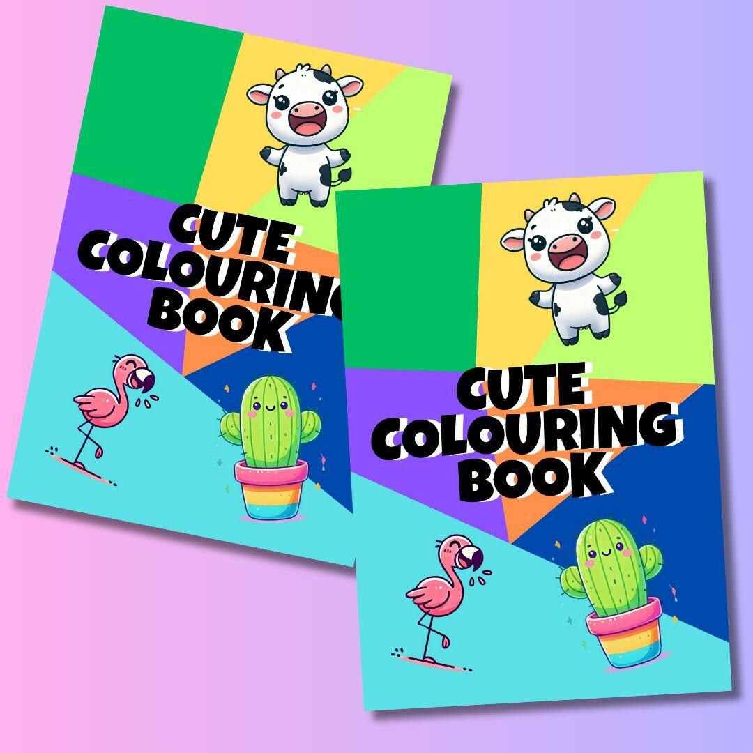 The Cute Colouring Book Filled With Adorable Animals Dancing and ...