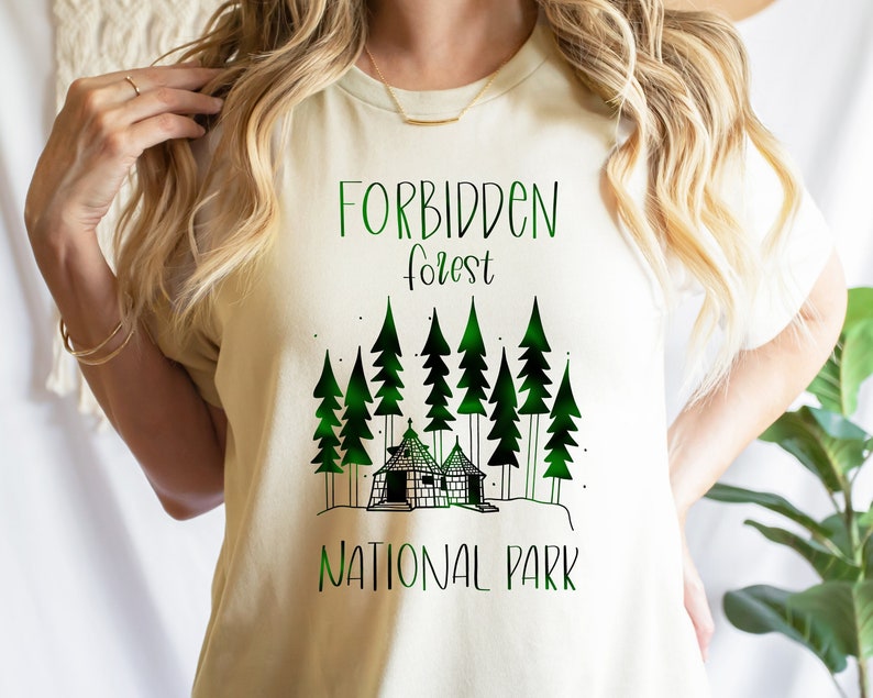 Forbidden Forest National Park HP Shirt Wizard School - Etsy