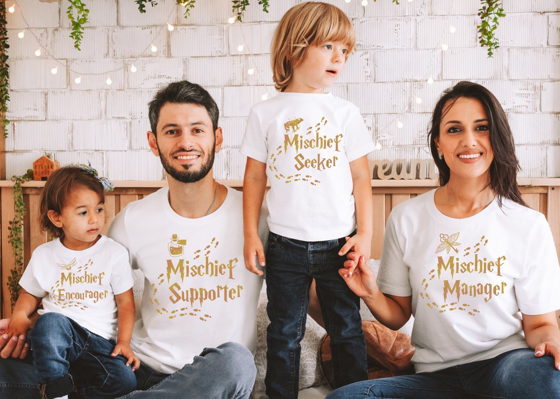 Mischief Manager Customizable HP Shirts Wizard School Squad - Etsy