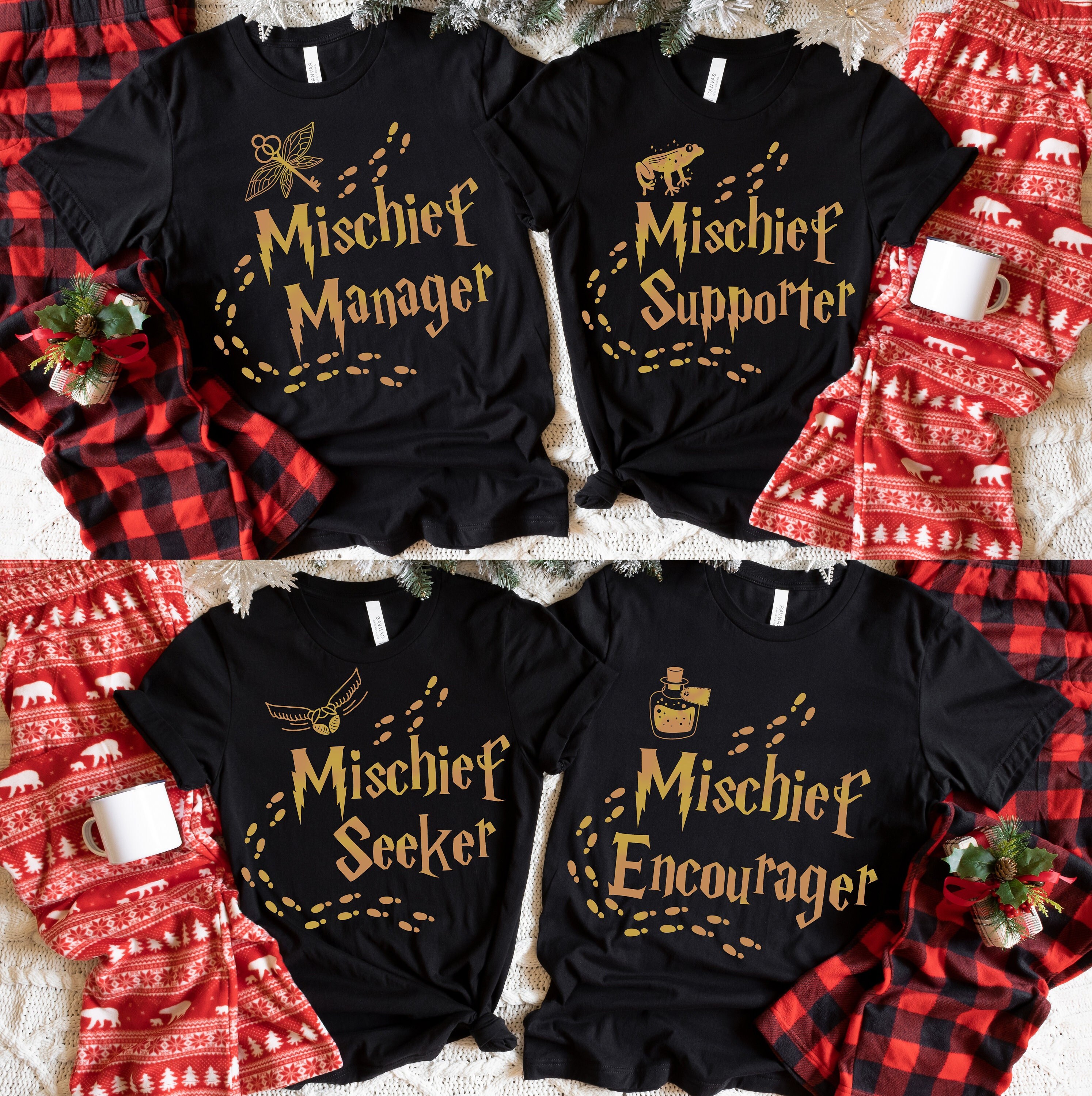 Mischief Manager Customizable HP Shirts Wizard School Squad - Etsy