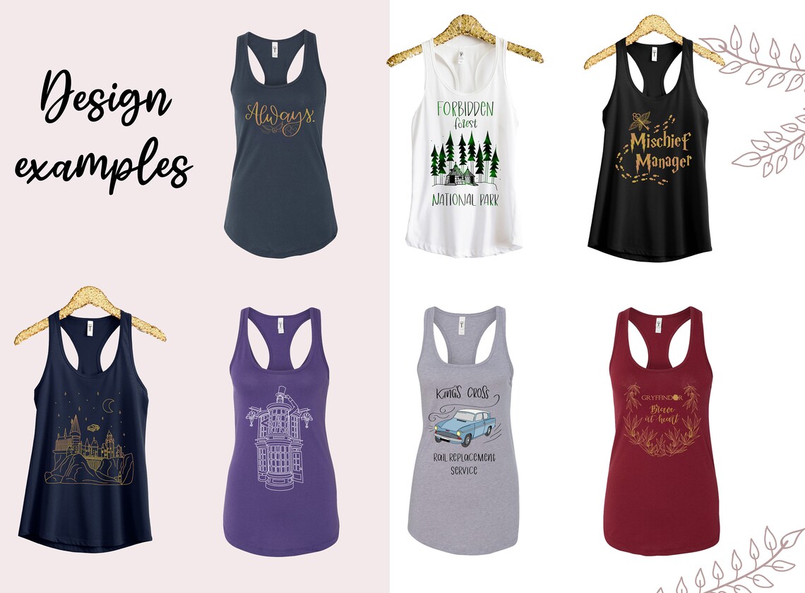 Magical Tank Top With Any Design From the Shop Custom - Etsy