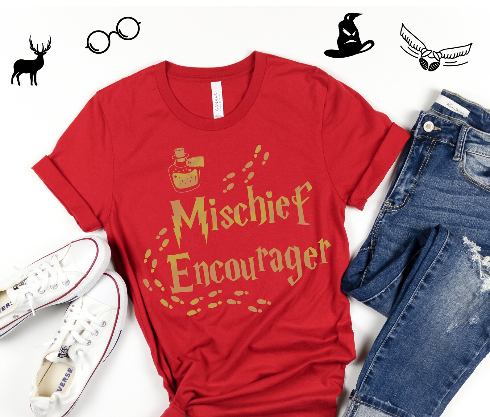 Mischief Manager Customizable HP Shirts Wizard School Squad - Etsy