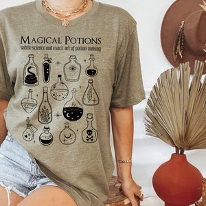 Magical Potions Shirt Wizard School T-shirt Universal - Etsy