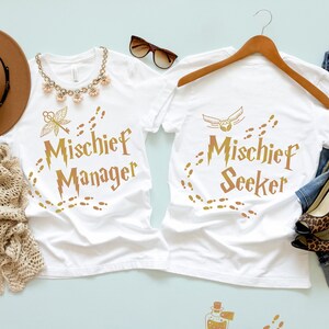 Mischief Manager Customizable HP Shirts, Wizard School Squad Shirts ...