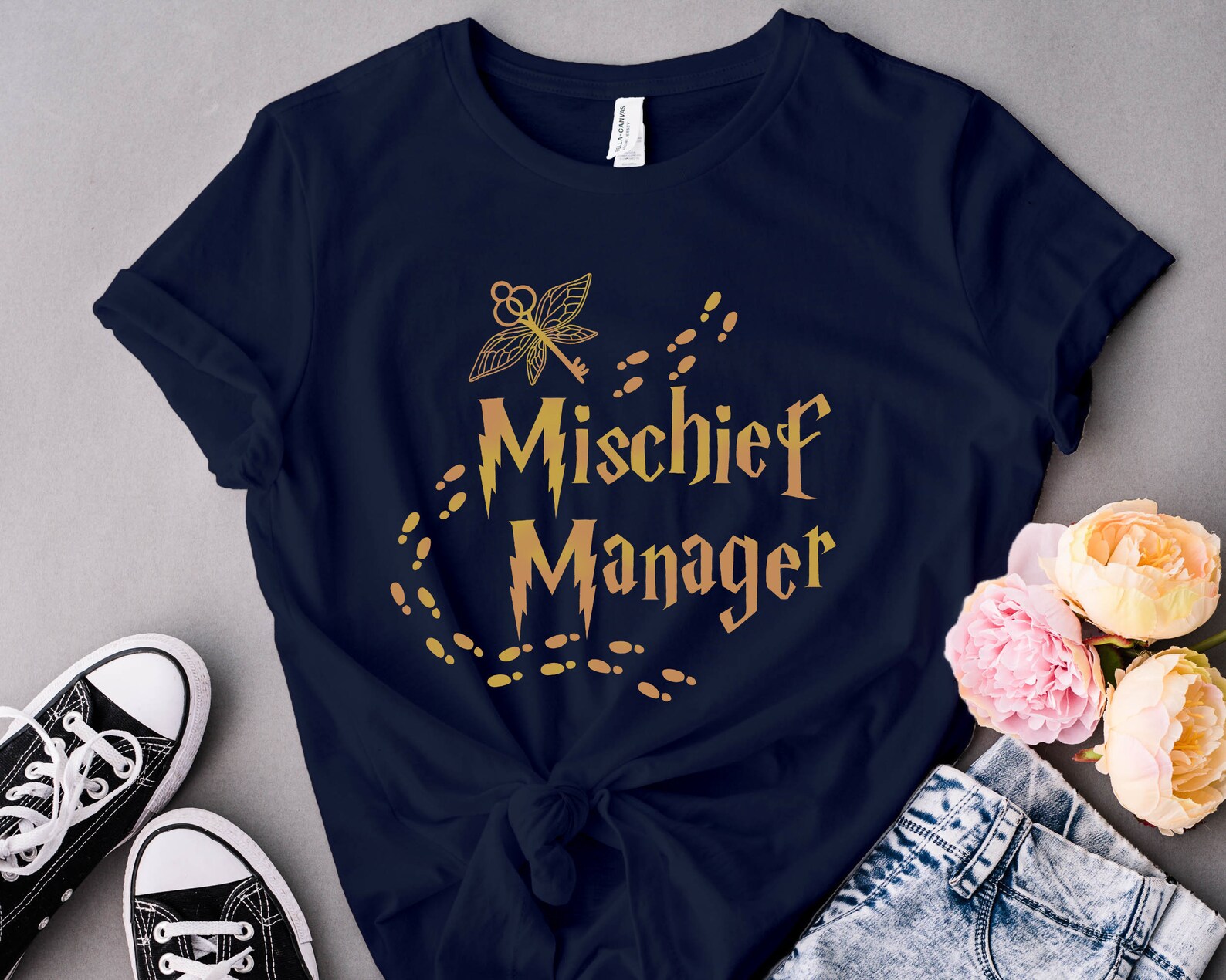 Mischief Manager Customizable HP Shirts Wizard School Squad - Etsy