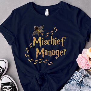 Mischief Manager Customizable HP Shirts Wizard School Squad - Etsy