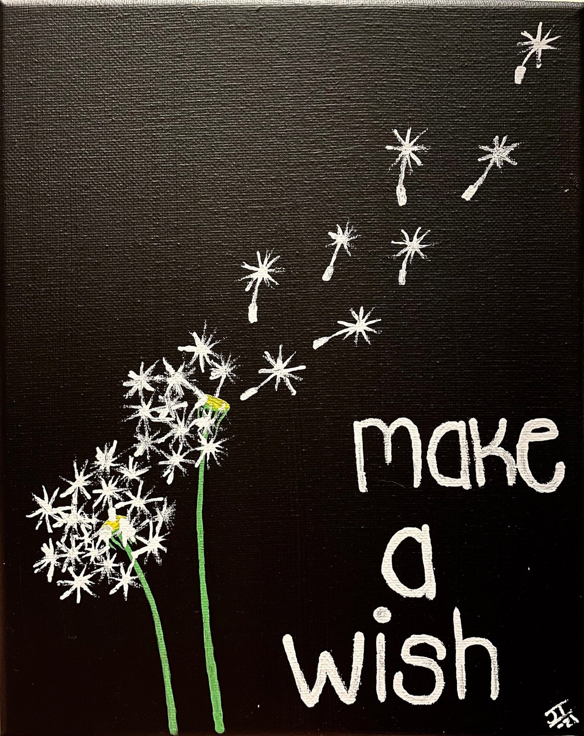 Make A Wish Painting - Etsy