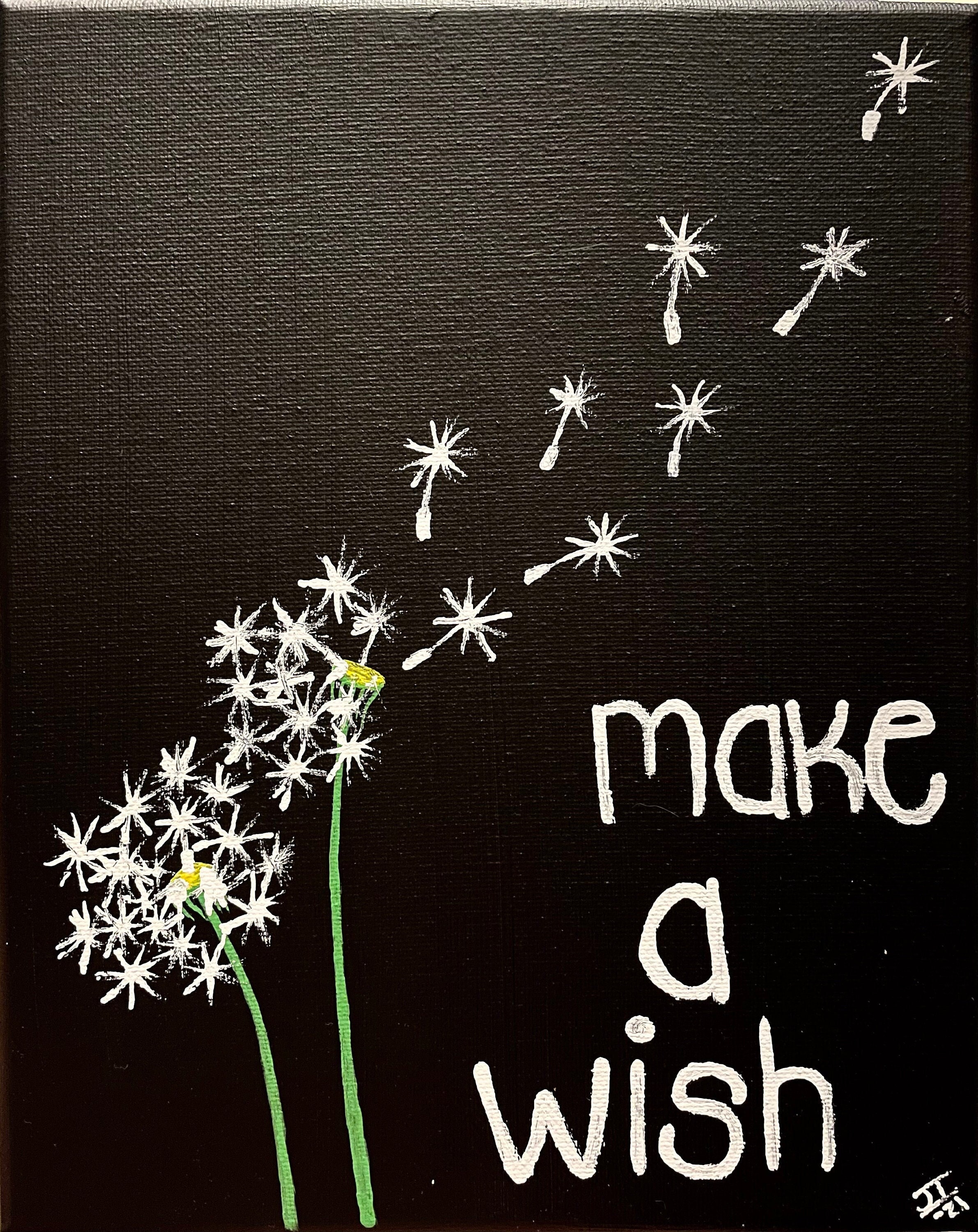 Make A Wish Painting - Etsy