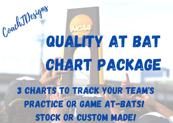 Quality At-bat Chart Package - Etsy