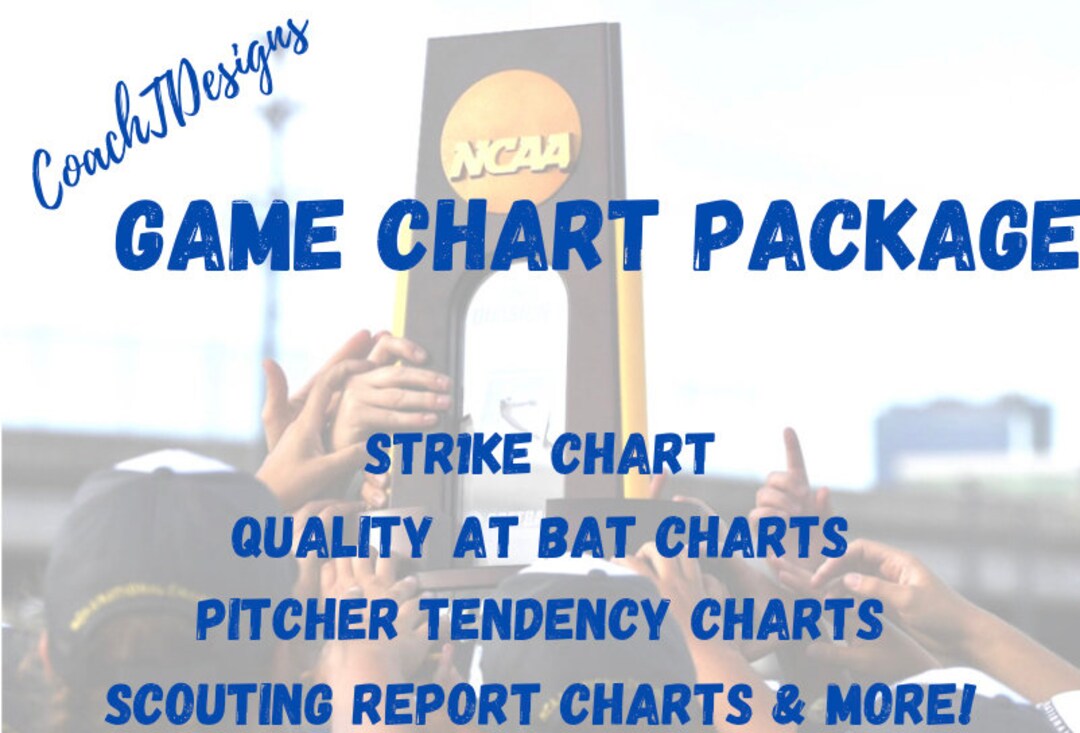 Softball Game Chart Package PDF Download - Etsy