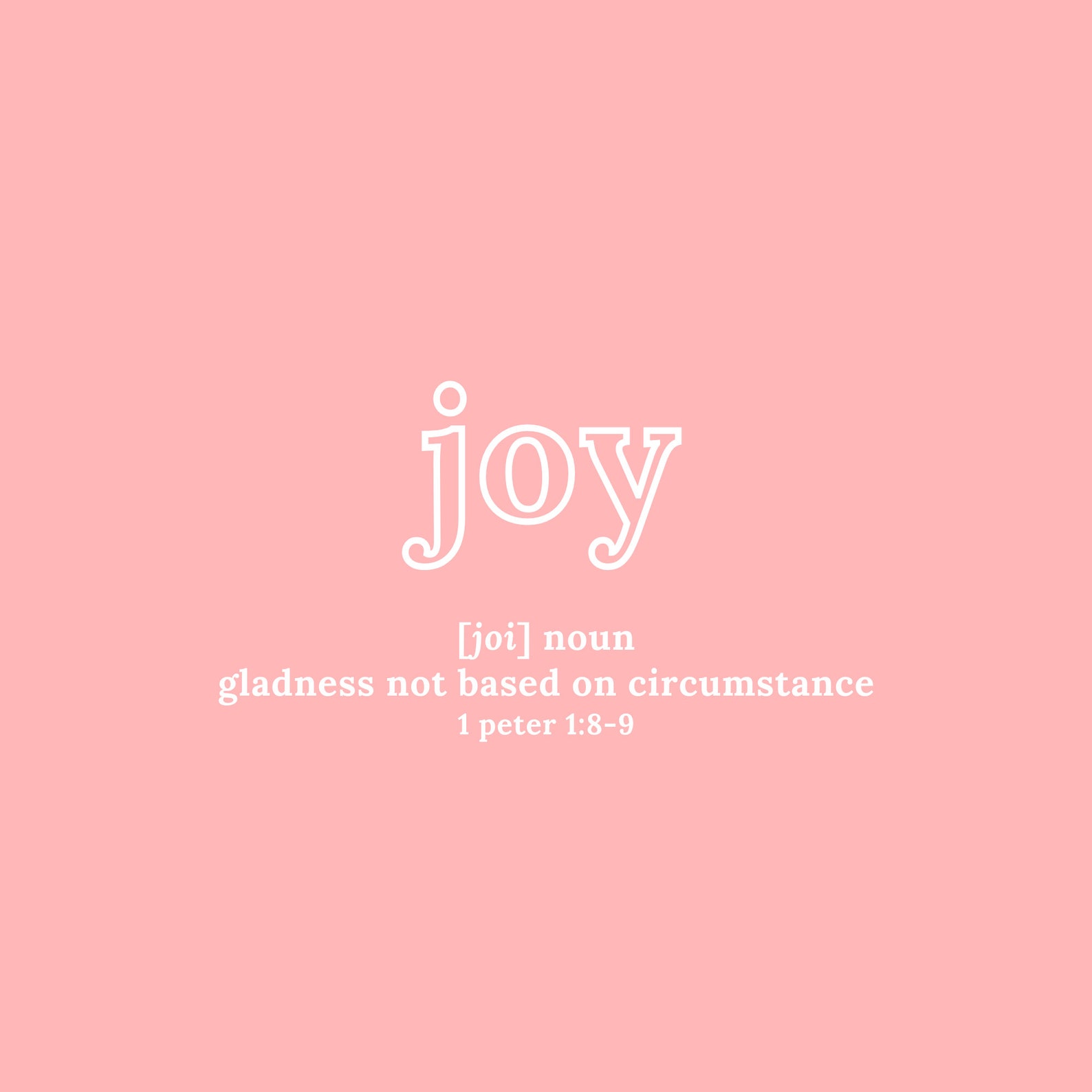 JOY Definition Wall Art (pink), Typography Printable, Instant Digital ...