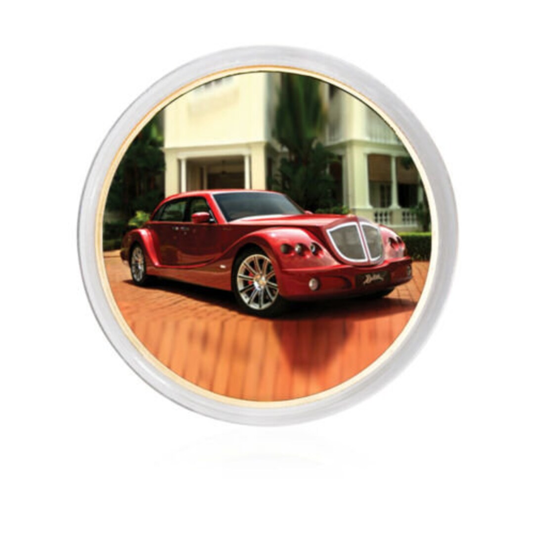 Car Coin, Medal Oldtimer, Car Medal, Gold Plated With Color - Etsy