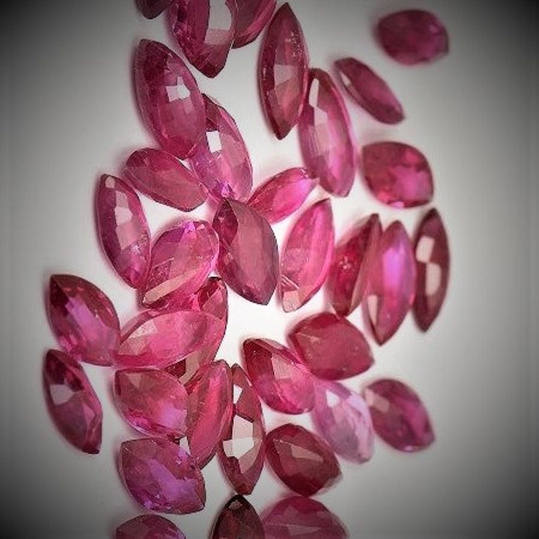 Madagascar Rubies Marquise Mold Approx. 2.2 X 3.5-4 Mm 10 Pieces - Etsy