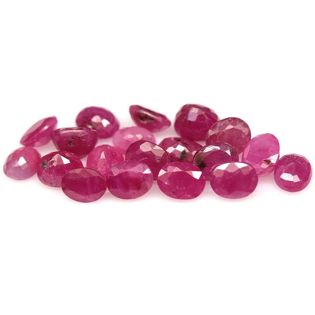 2pcs Madagascar Rubies Oval Shape 5.9-6mm - Etsy