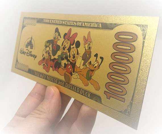 Coins & Money Art & Collectibles Gold Banknote 1 Million Dollar Gold ...
