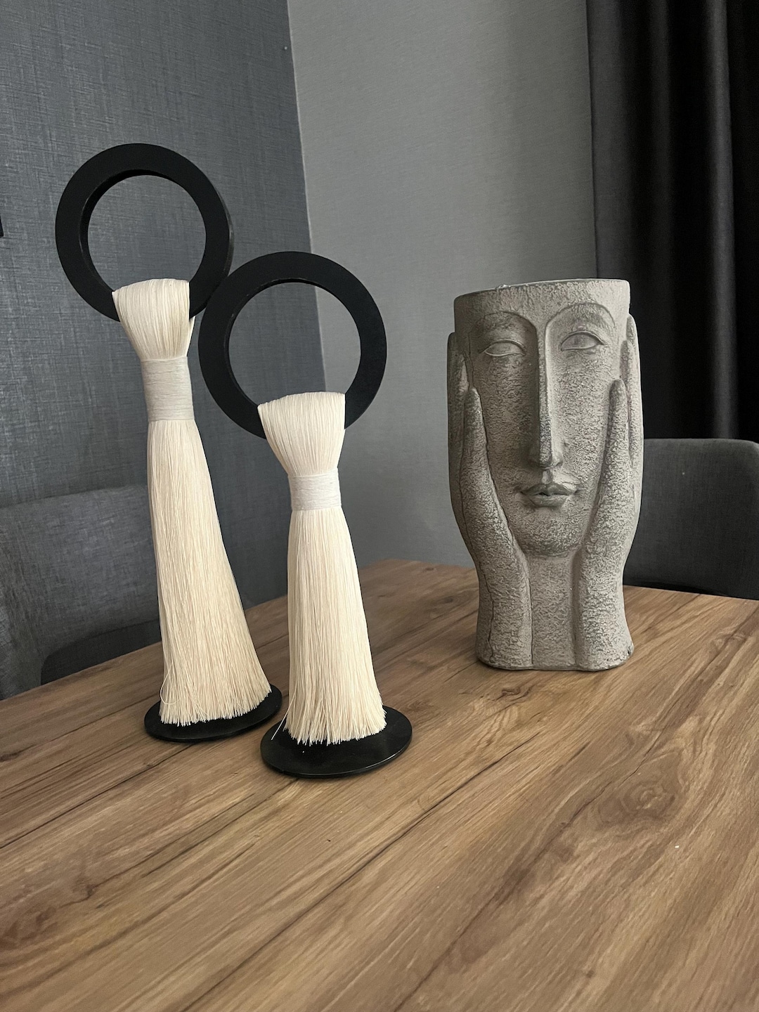 Handwoven Mexican Macrame Shelf Decor Object Lomas Style Decorative ...