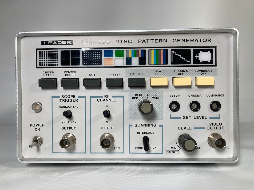 LEADER LCG-396 NTSC Pattern Generator - Etsy