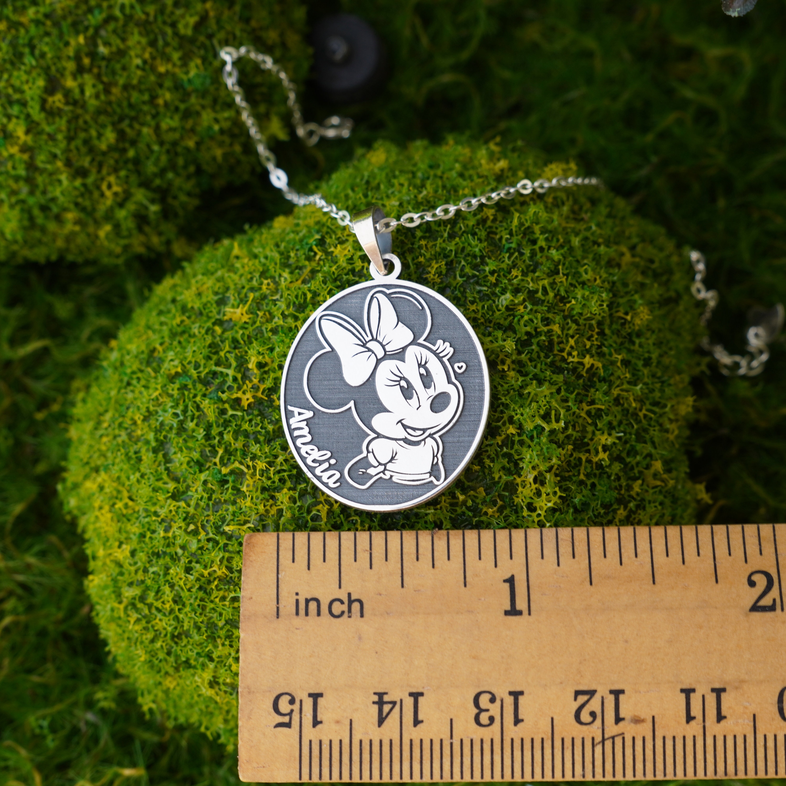 Minnie Necklace Minnie Mouse Cartoon Necklace Kids Minnie Gifts for ...