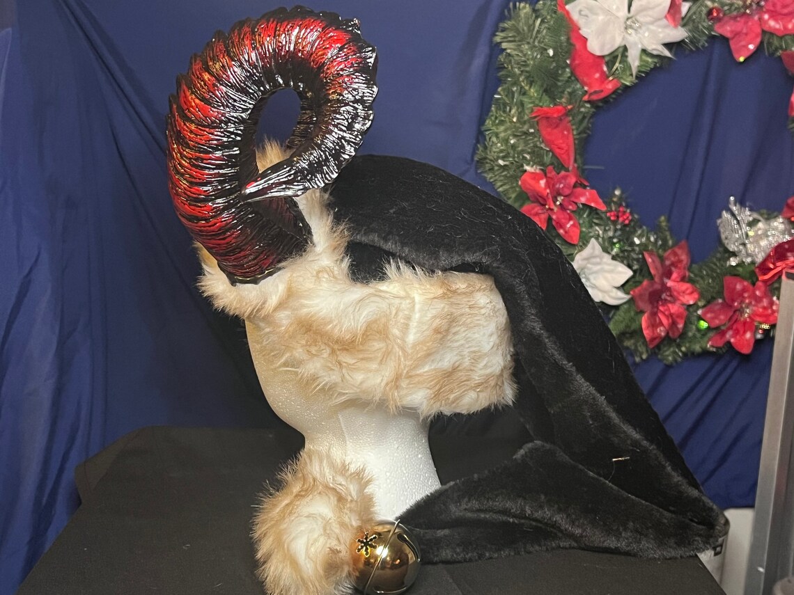 Black Krampus Inspired Hat - Etsy