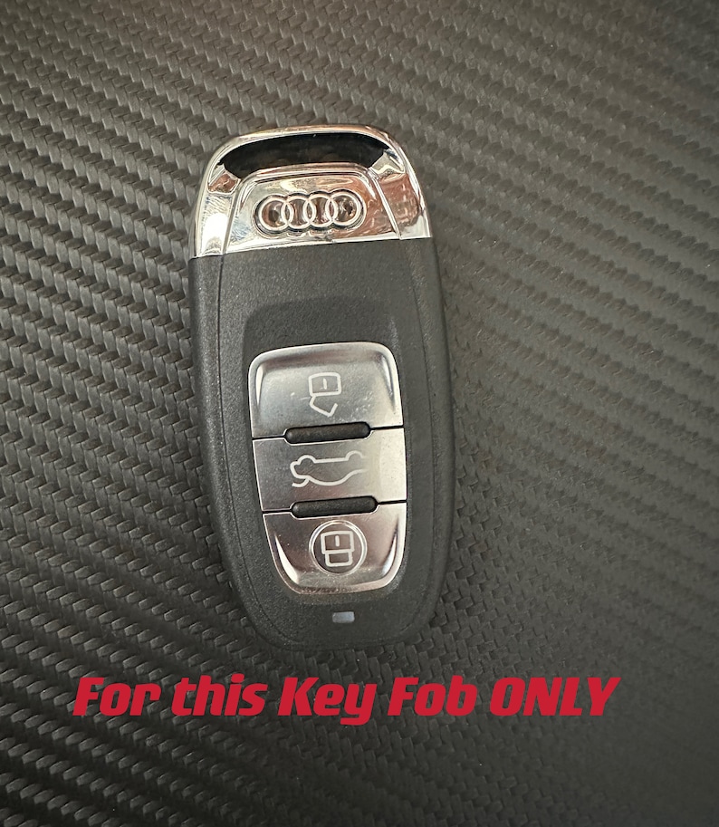 Genuine Carbon Fiber Key Fob Cover Case for Audi RS4 RS5 RS6 RS7 S4 S5 ...