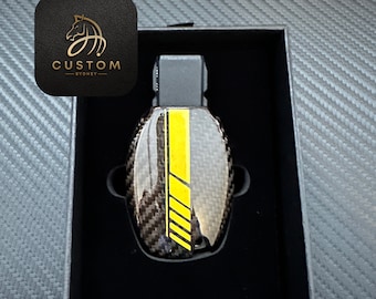 Premium Genuine Carbon Fiber AMG Key Fob Cover Pack for Mercedes A45 ...