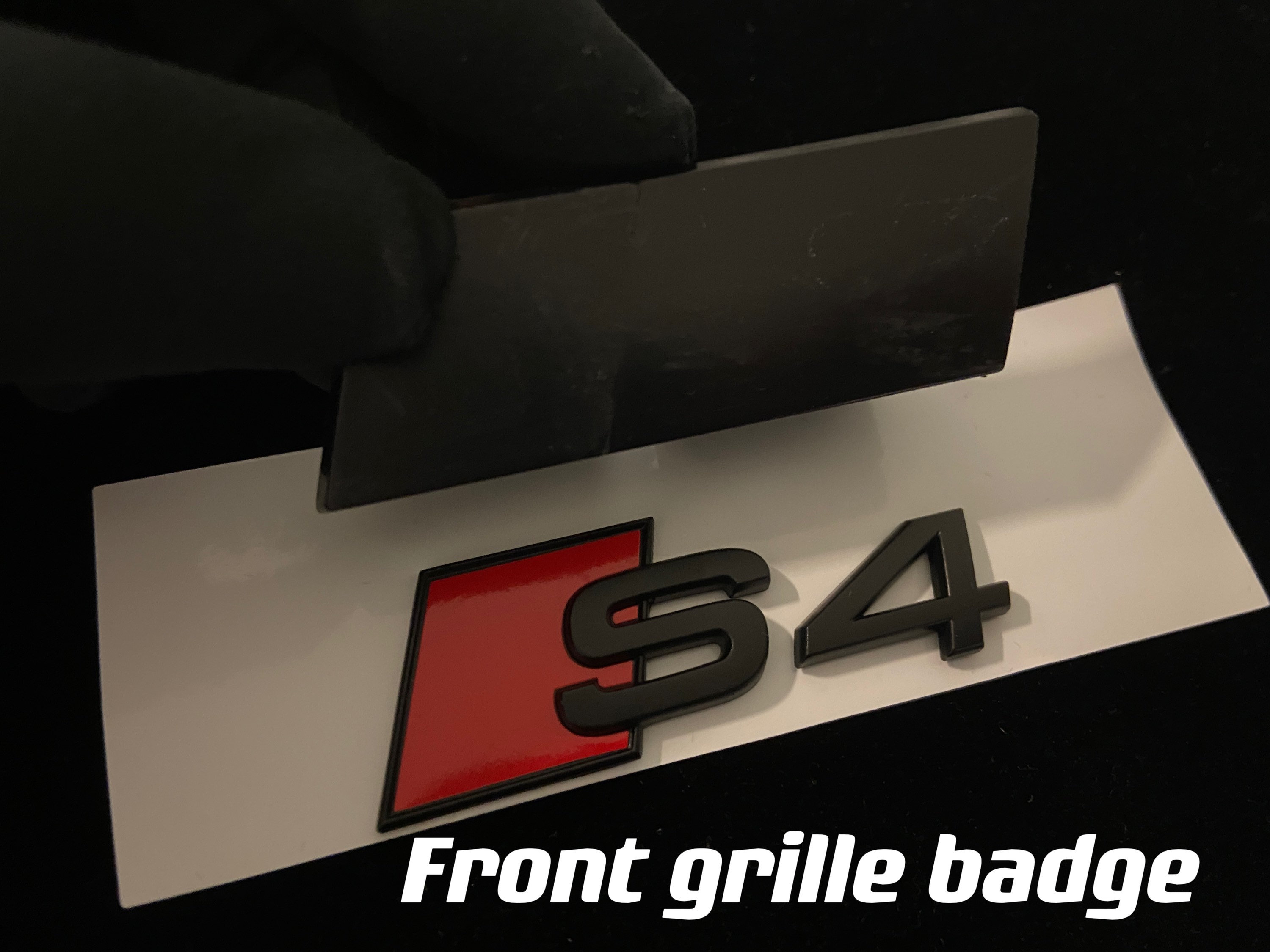 S4 Matte Black Full Badges Package for Audi S4 B8 B9 Exclusive - Etsy