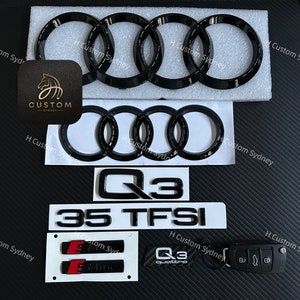 Gloss Black Q3 Badges Package for Audi Q3 Exclusive Pack - Etsy
