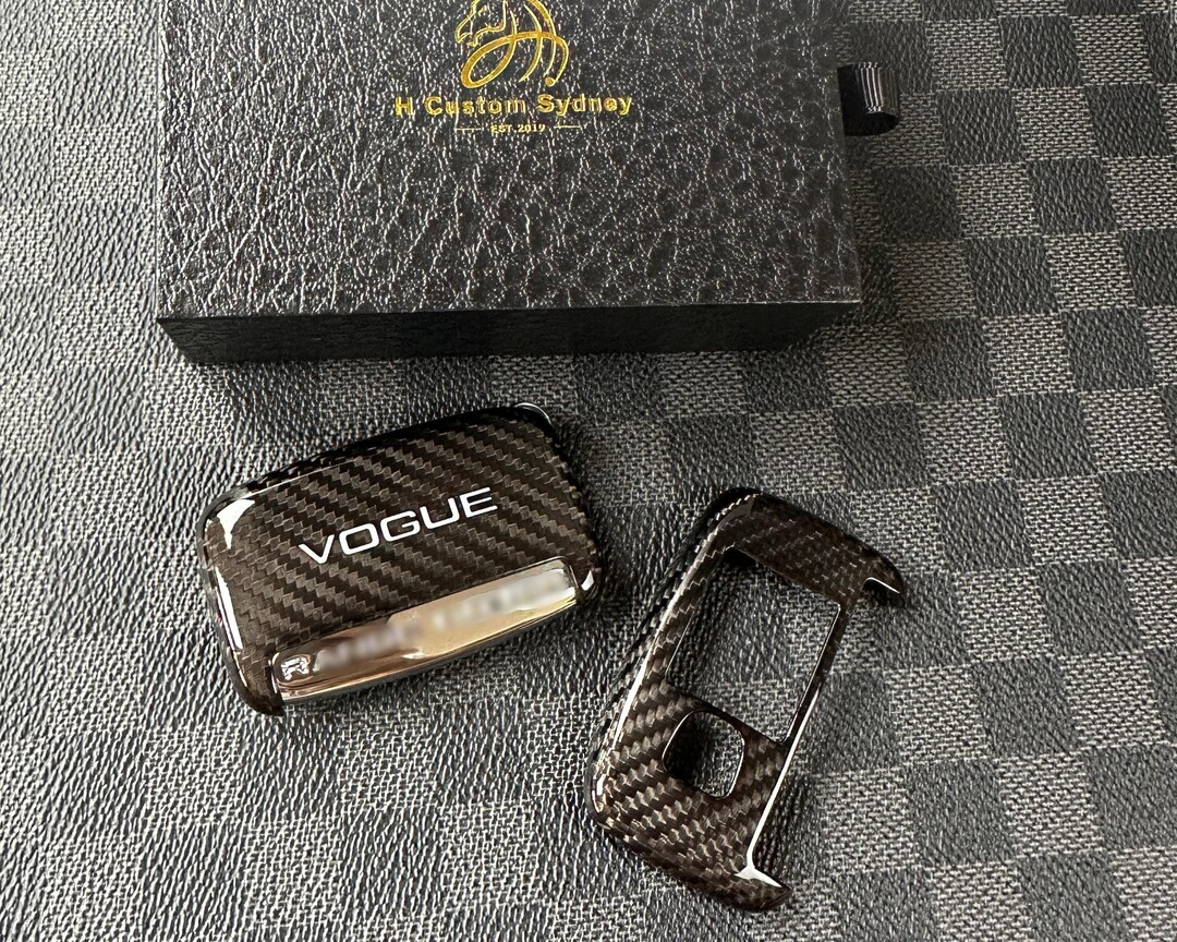 Vogue Edition Premium Genuine Carbon Fiber Key Fob Cover for Land Rover ...
