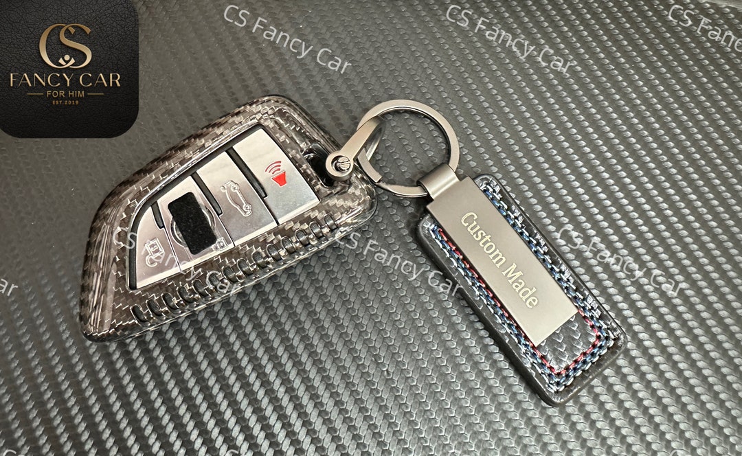 Personalized X3 X4 X5 X6 Competition Premium Genuine Carbon Fiber Key ...
