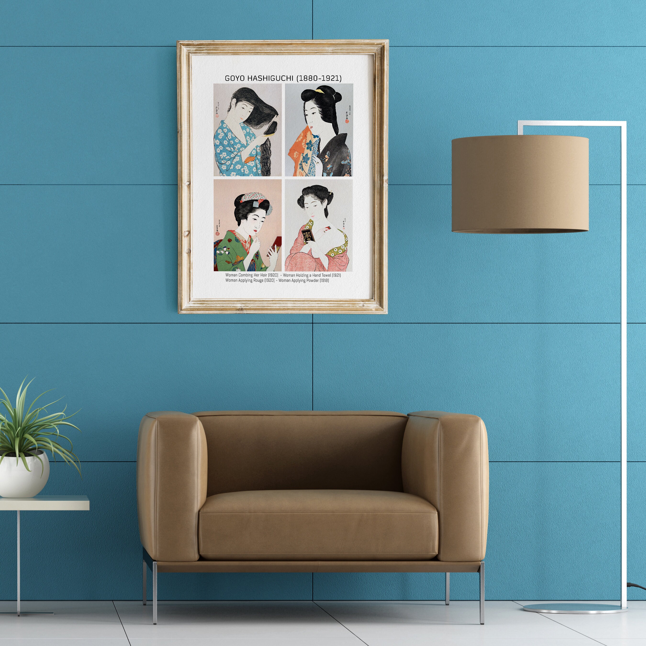 Japanese Art Printable of Women - Goyō Hashiguchi - 4 Delicate Female ...