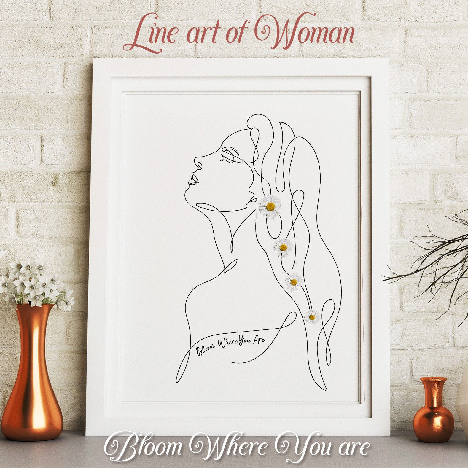 Printable Line Art - Celebrate the Woman in You - 4 Designs ...
